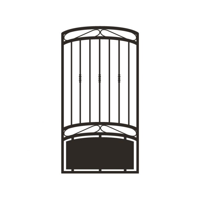 Portillon en Acier Galvanisé - modèle "Katia" - euro-negoces.com